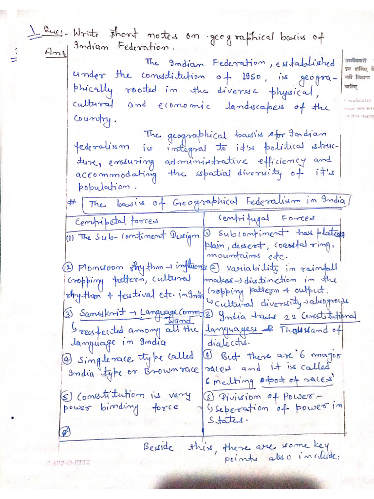 Political Aspects 1 To 6 PYQ - 1 | PDF