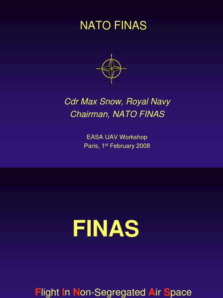 NATO UAV Airspace Guidelines | PDF | Unmanned Aerial Vehicle | Flying ...