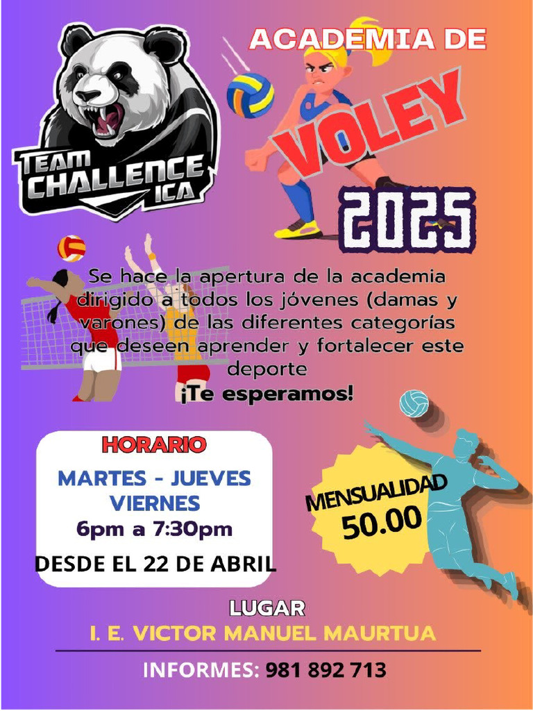 AFICHE DE ACADEMIA Grande | PDF