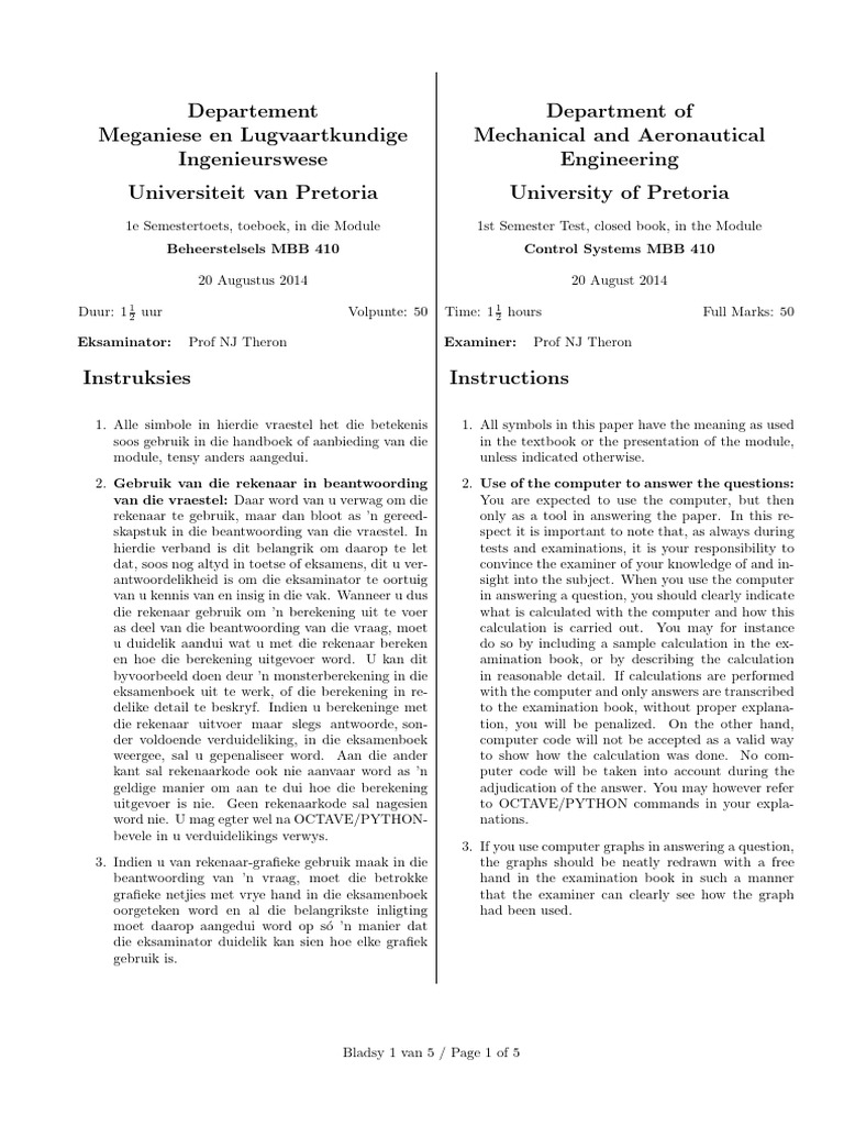 MBB410 ST1 2014 | PDF