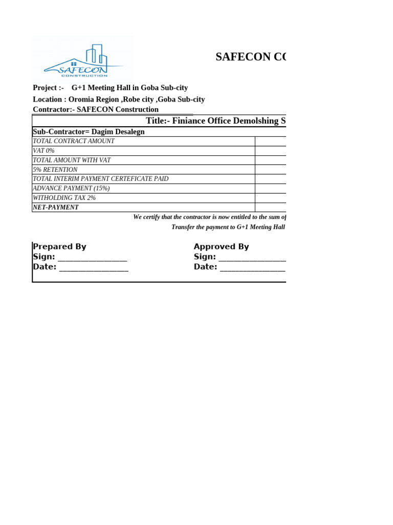Demolshing (Dagim) | PDF