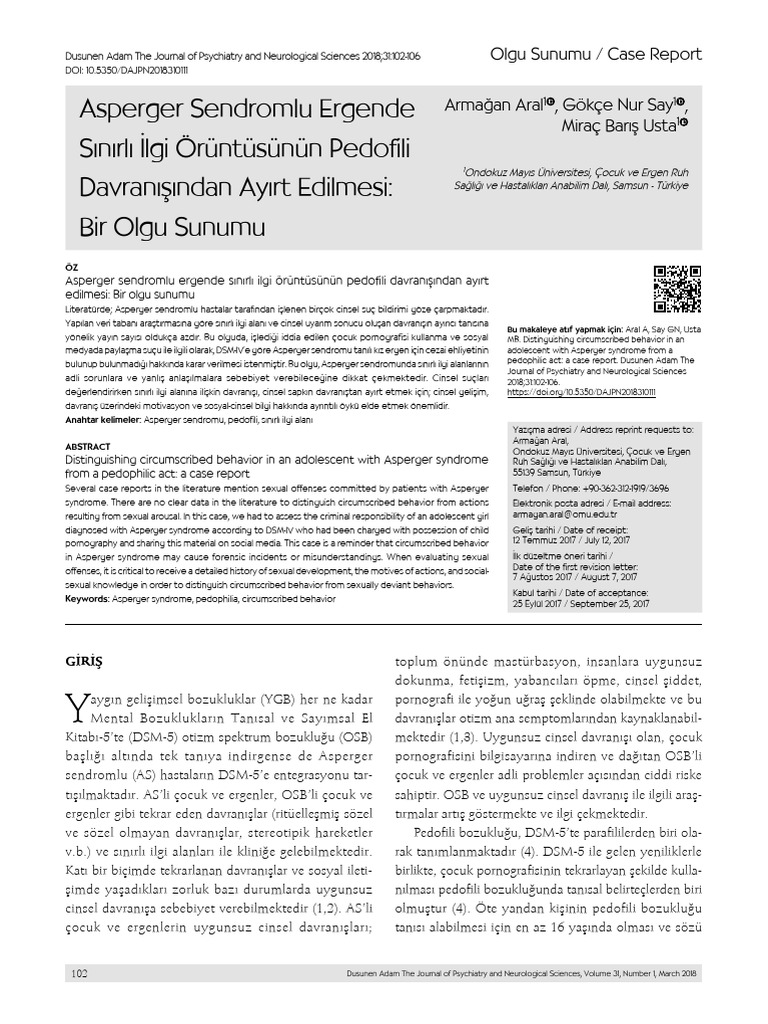 Asperger DUSUNEN ADAM DERGISI 7e74b0b1fb094a12a68bc4ac06a22e8e | PDF