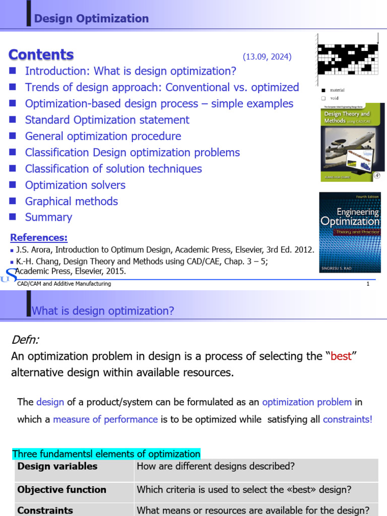 Chap 5 2 Design Optimization Pdf Mathematical Optimization