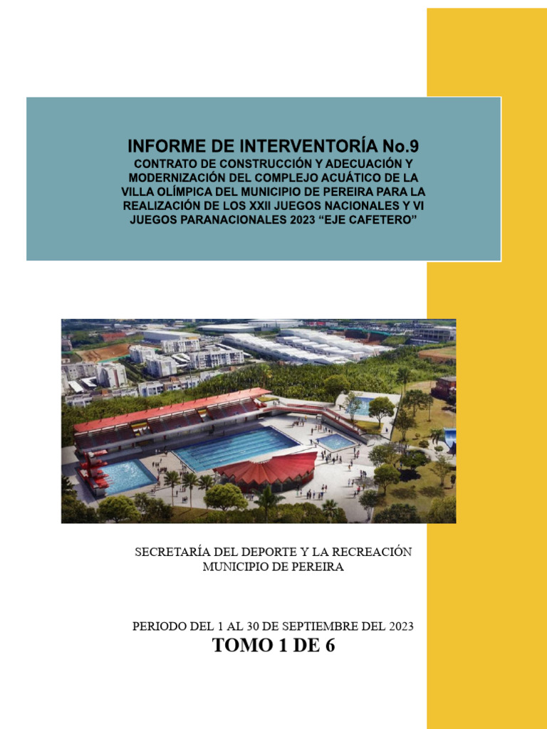 1 PDE Informe Interventoria V1 PAGINADO C | PDF