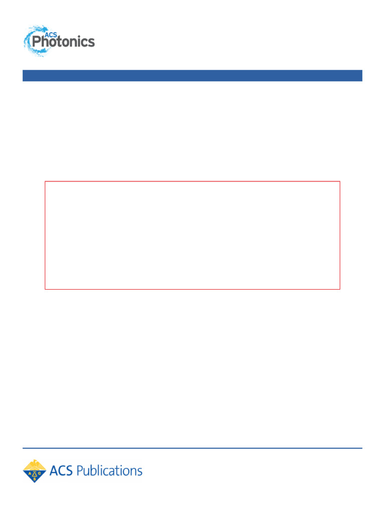 A monolithic on chip magneto optical isolator | PDF | Electronics | Light