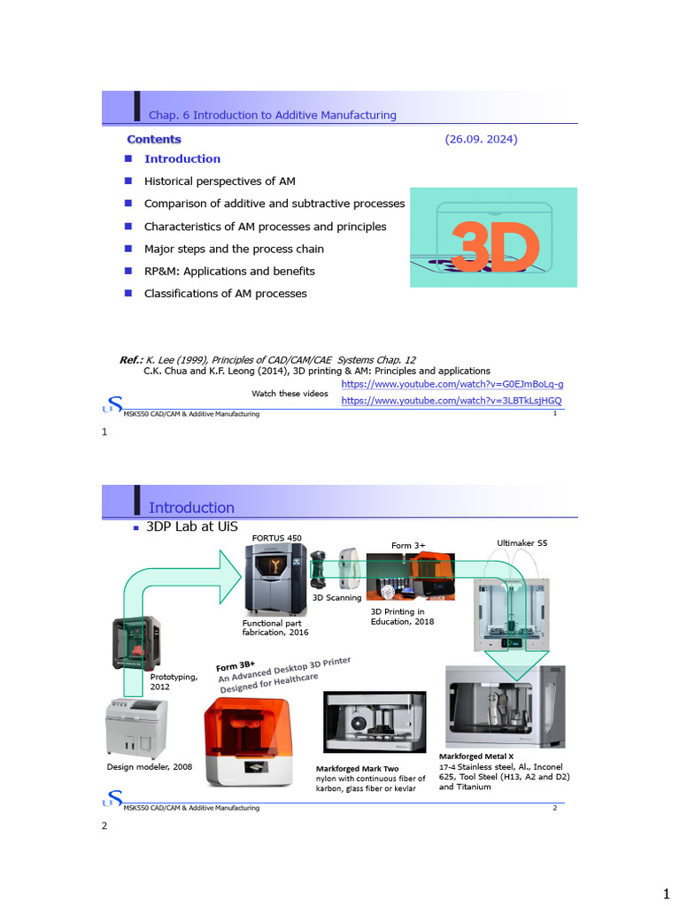 Additive Manufacturing Overview and Benefits | PDF | 3 D Printing ...