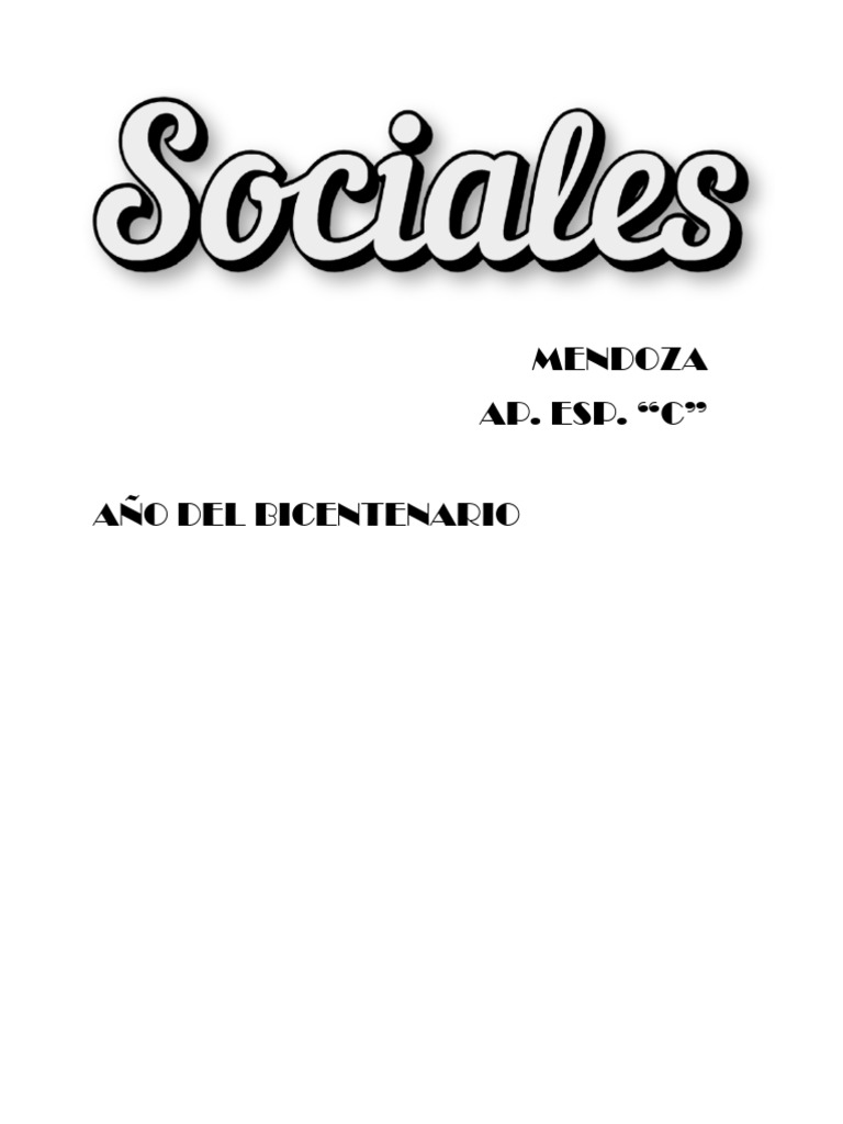 Mendoza AP. ESP. "C" | PDF