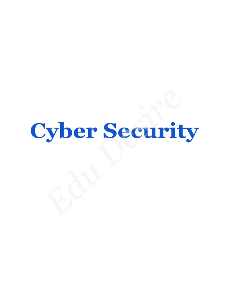 Cyber Security Unit 1 Notes | PDF | Cybercrime | Malware