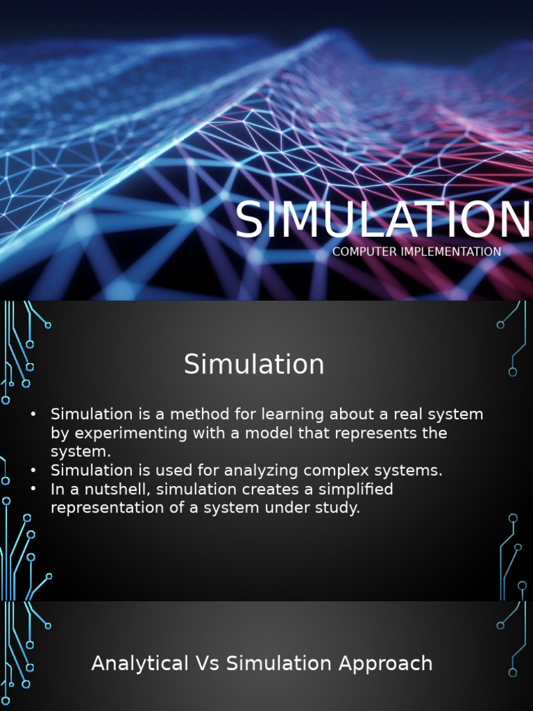 Simulation Methods for Complex Systems | PDF