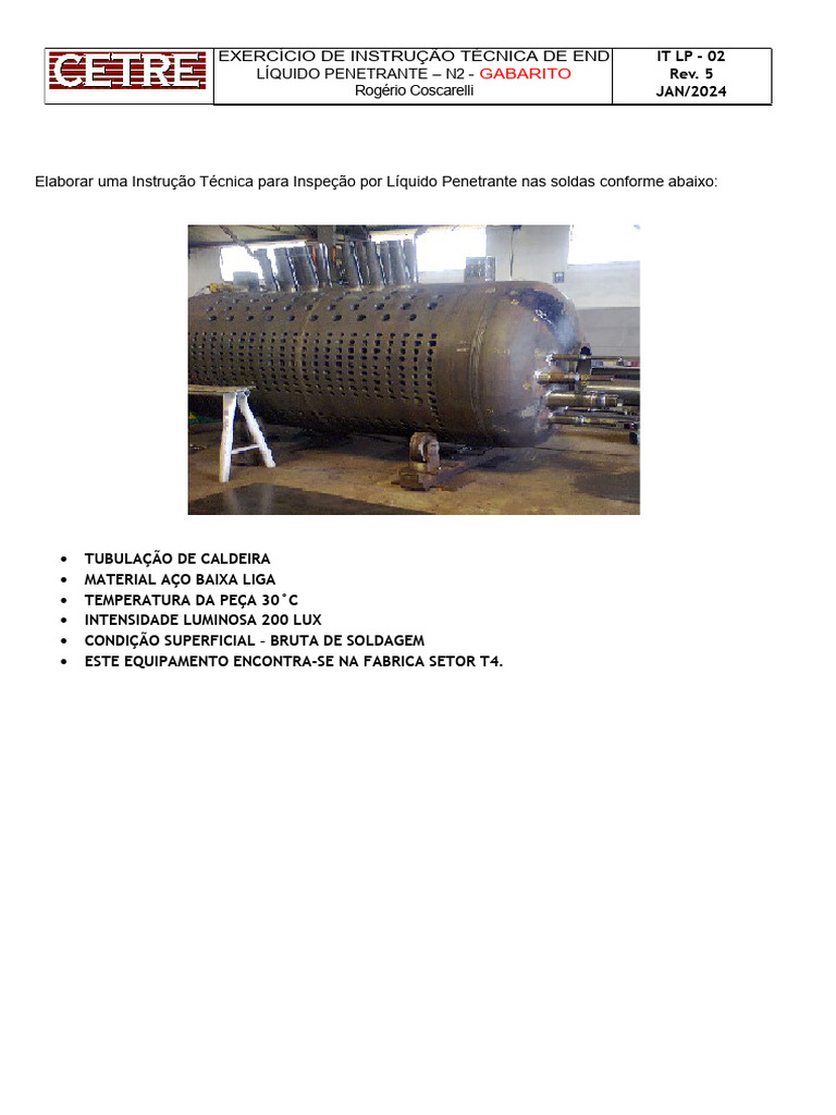 Modelo It 02 LP Preenchido | PDF