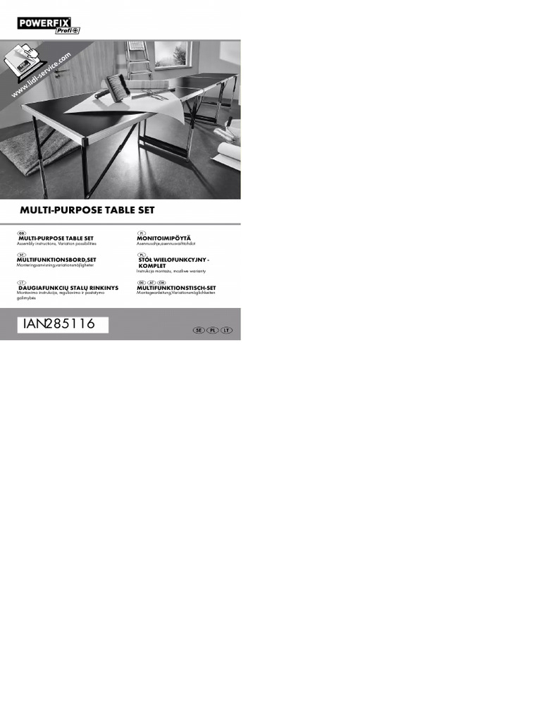 Mode D'emploi Powerfix IAN 285116 (17 Des Pages) | PDF