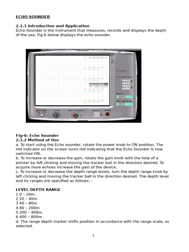 13.echo Sounder | PDF