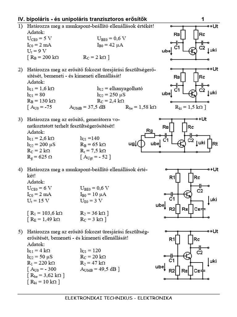 Elnika Gyak 04 | PDF