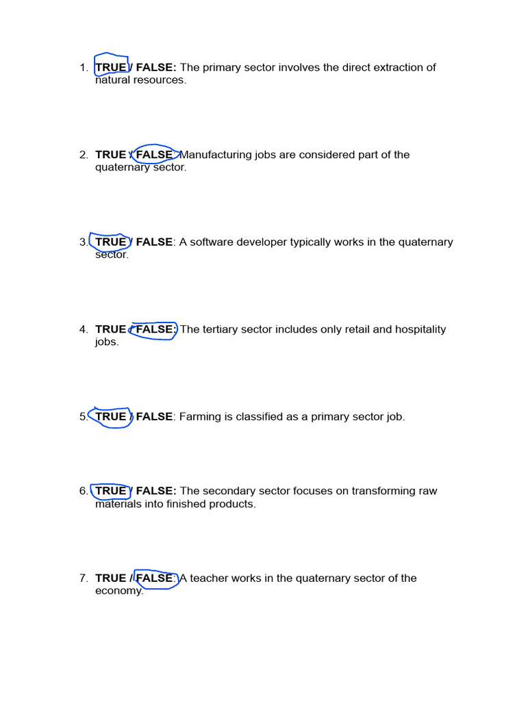 Understanding Quaternary Sector Jobs | PDF
