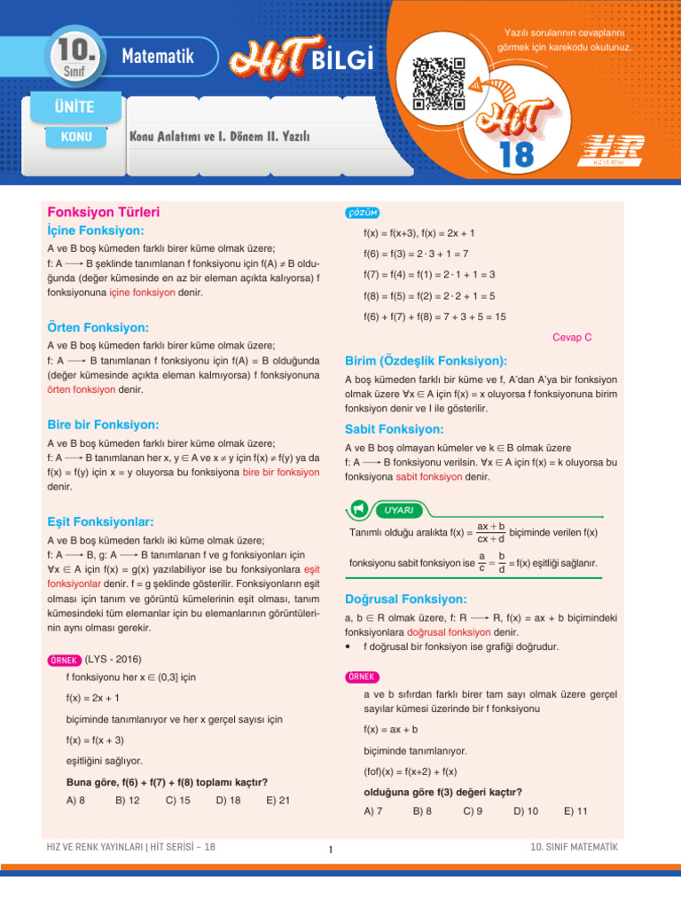 10-MAT-1D-2Y-HİT | PDF