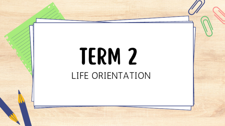 Life Orientation | PDF