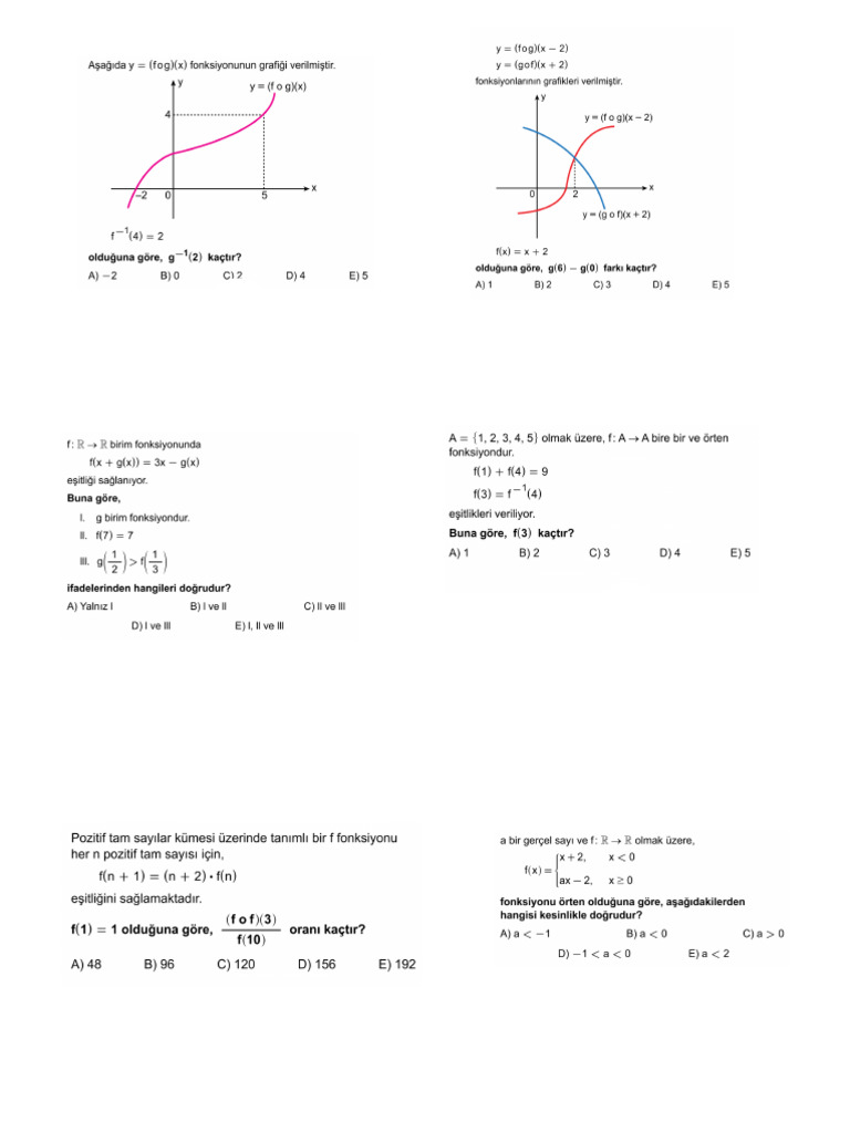 Fonksiyon Ekstra | PDF