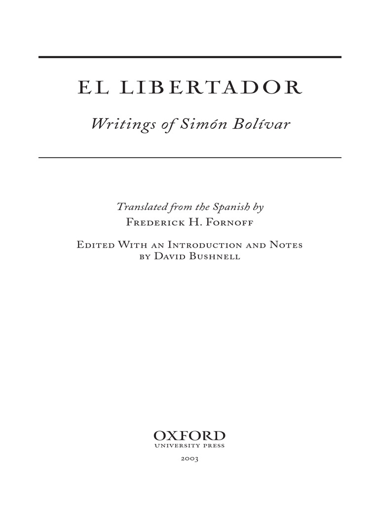 Simon Bolivar, Jamaica Letter (1815) | PDF | Republic | Prophet