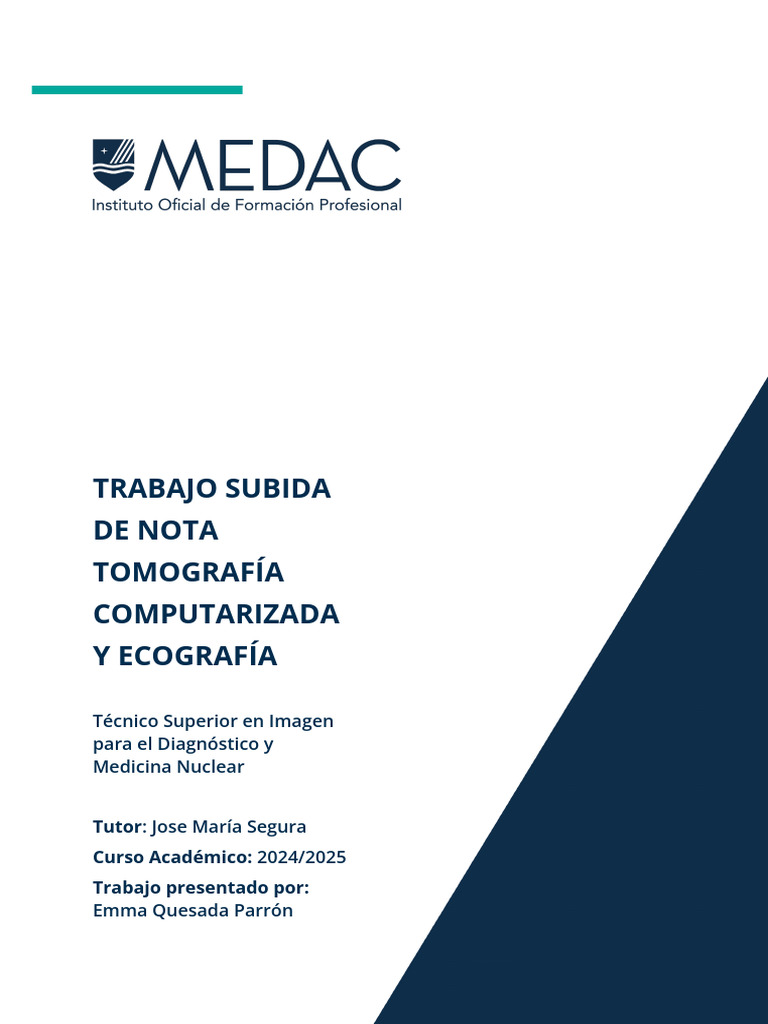 TRABAJO SUBIDA DE NOTA TAC.docx (1) | PDF | El embarazo | Ultrasonido médico