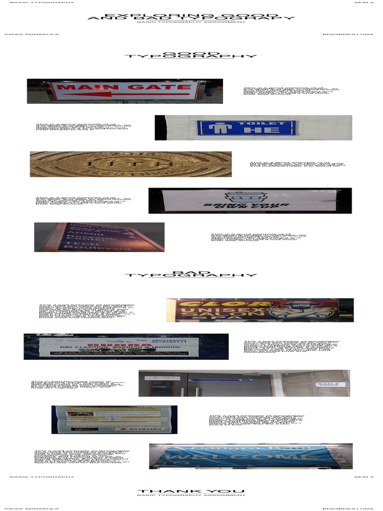 Good and Bad Typography | PDF | Typography | Typefaces