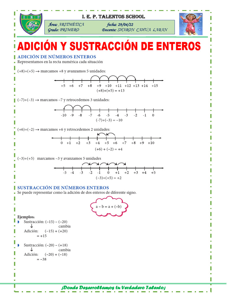 Tema 7, Arit 1ro Sec | PDF