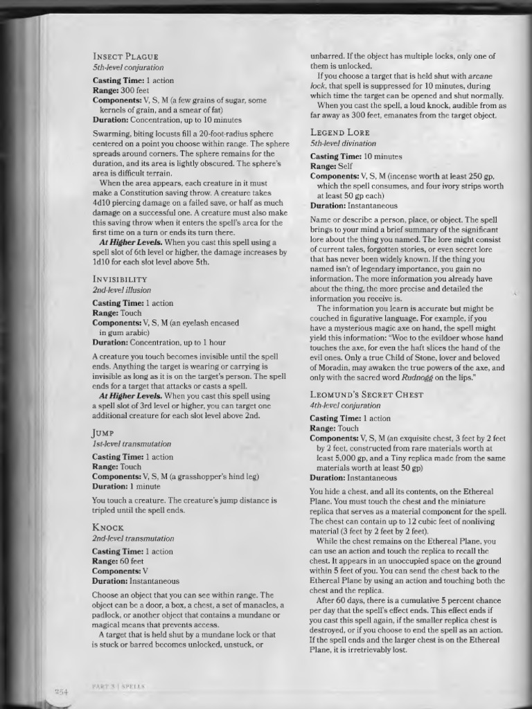 DND 5e Players Handbook (BNW OCR) - 183-293!51!111 | PDF