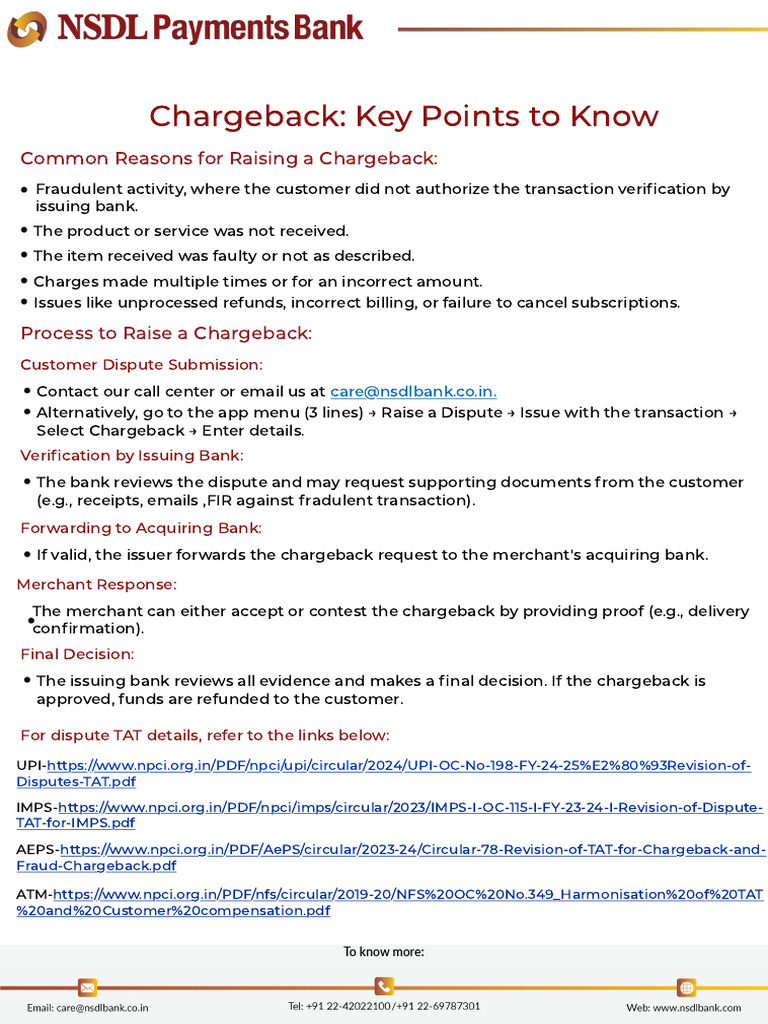 Chargeback | PDF