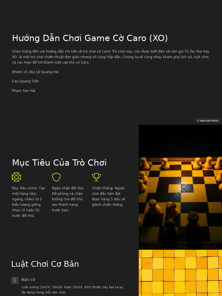 Huong Dan Choi Game Co Caro XO | PDF