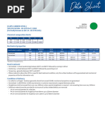 Cold Rolled Steel Specifications Sheet | PDF | Rolling (Metalworking ...
