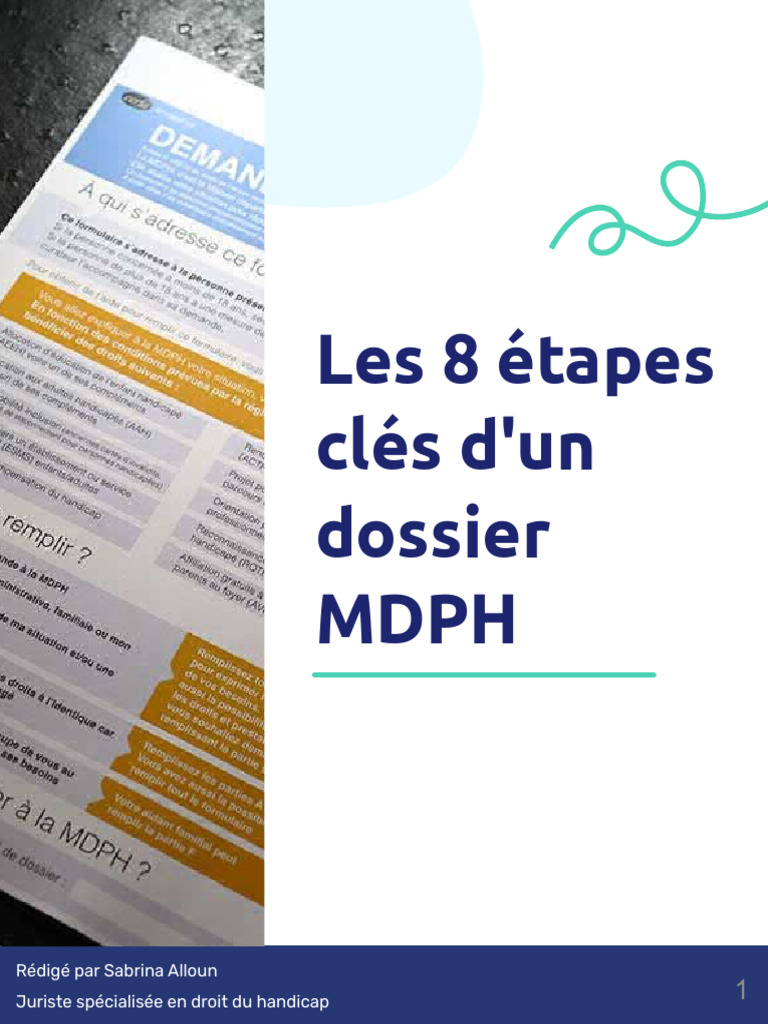 Tapes Dossier MDPH 1732740204 | PDF | Invalidité