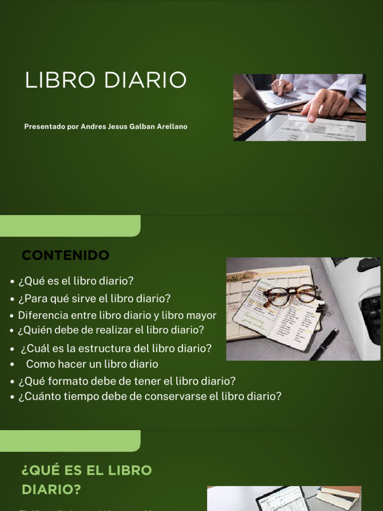 Guía Completa del Libro Diario Contable | PDF | Contabilidad | Negocios ...