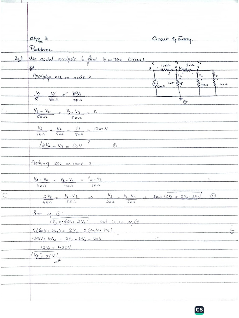 CH 3 Circuit analysis | PDF