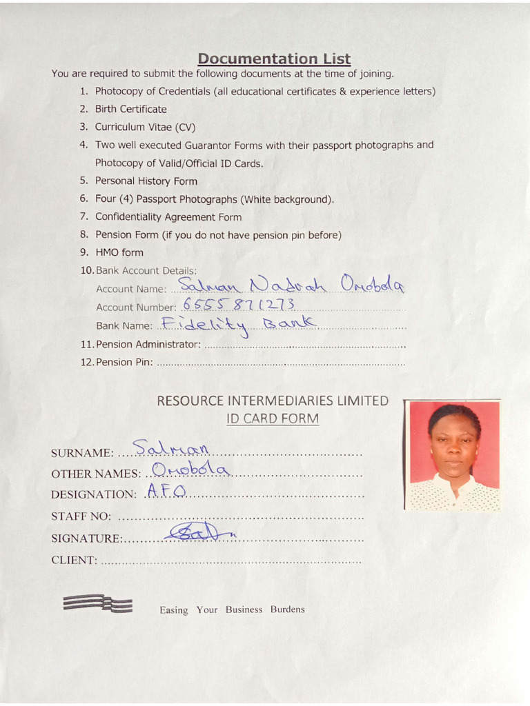 Id Card Data | PDF