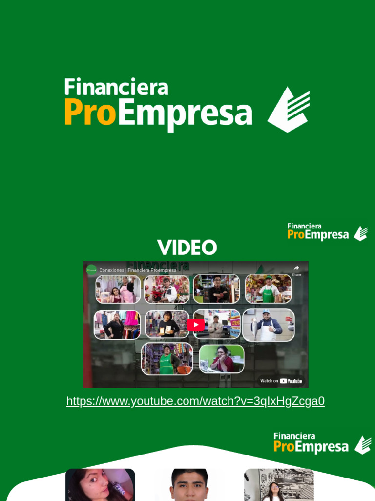 Financiera Proempresa - Braga - Lloclle - Nicolas - Taipe - Valderrama - Zavala | PDF | Pequeñas ...