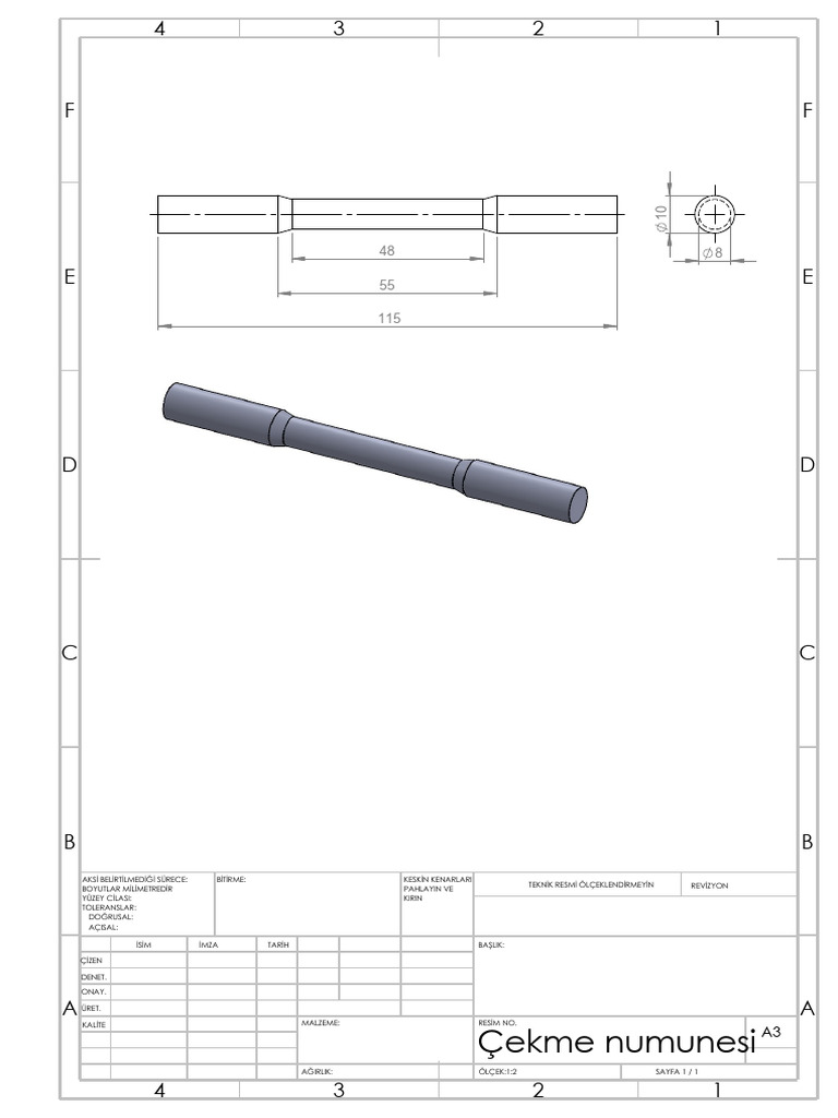 Çekme Numunesi | PDF