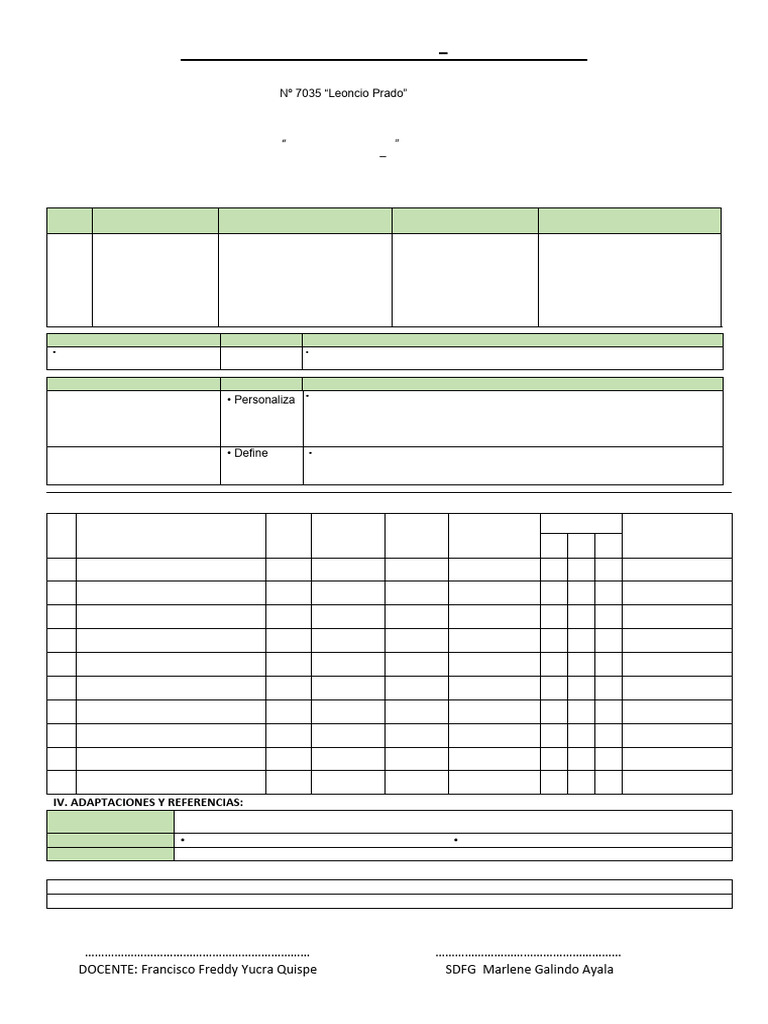 Sesión de Reforzamiento N°1 - 2do DPCC. - I BIM | PDF | Aprendizaje
