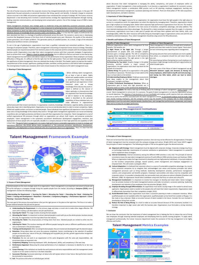 Talent Management Strategies for Success | PDF | Talent Management | Human Resource Management