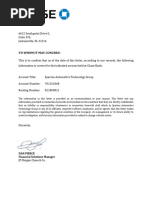 Absa Confirmation Letter | PDF