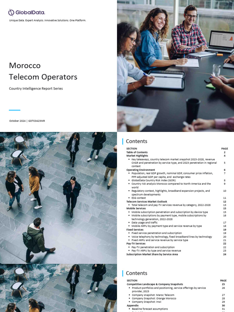 Morocco Telecom Market Insights 2023-2028 | PDF | Mobile Broadband ...