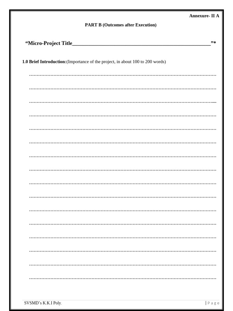 Micro-Project Report Final | PDF