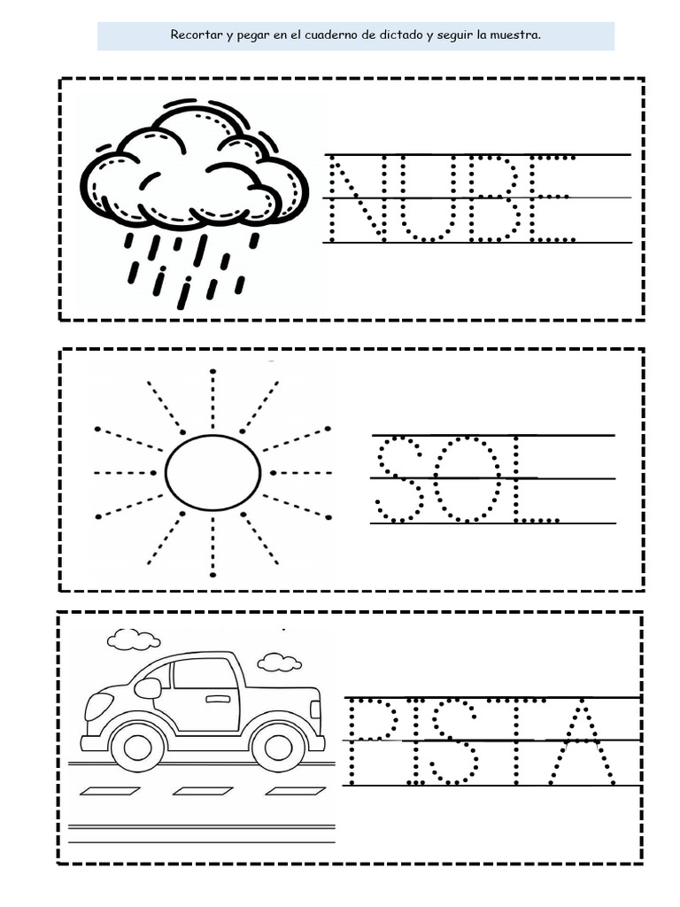 Ejercicios de Grafomotricidad Con Imagenes. | PDF