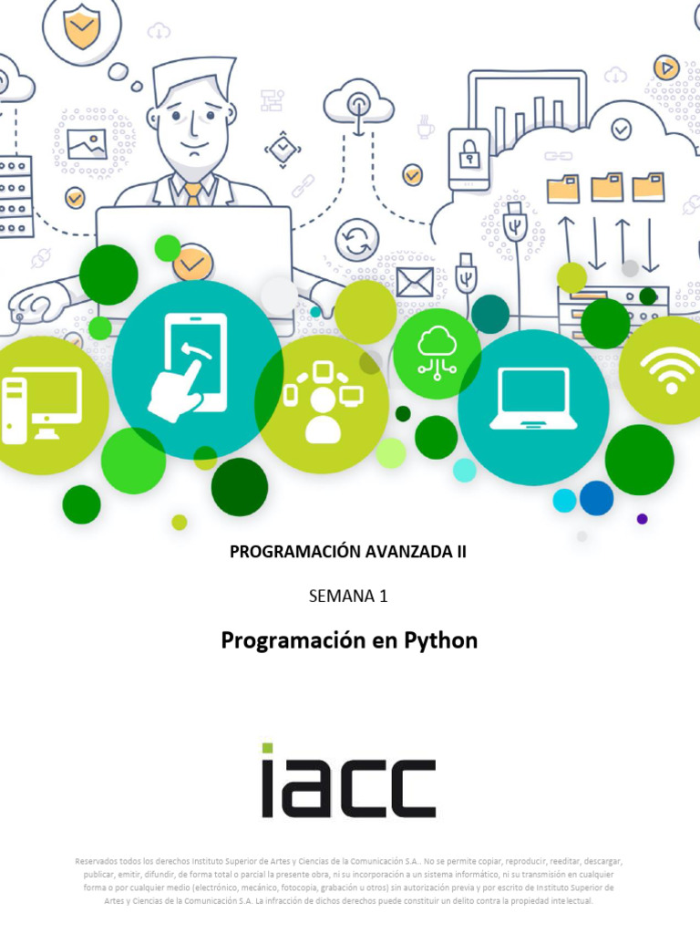 S1 Contenido PROAV2301 | PDF | Python (lenguaje de programación) | Lenguaje de programación
