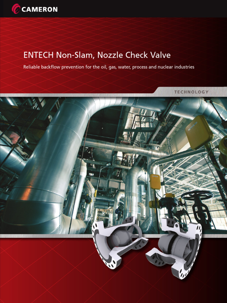 entech-nozzle-check-valve-brochure | PDF | Valve | Pump
