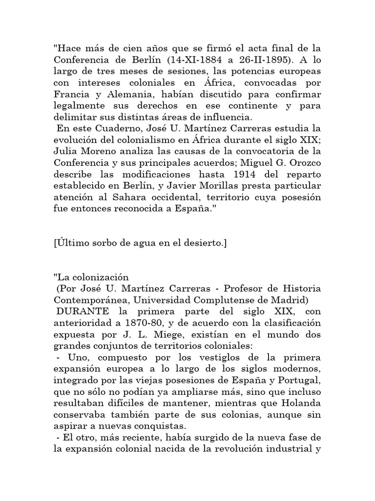 Reparto Colonial de África en el XIX | PDF | Colonialismo | África