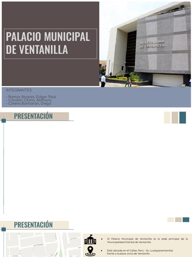 Palacio Municipal de Ventanilla | PDF | Hormigón | edificio