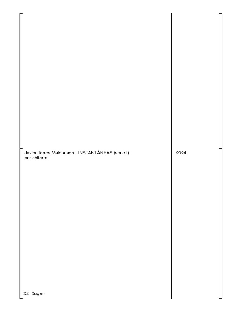 Torres Maldonado - Instantaneas - Cover & Remarks | PDF