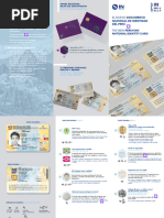Dimensiones y Características del DNI Perú | PDF