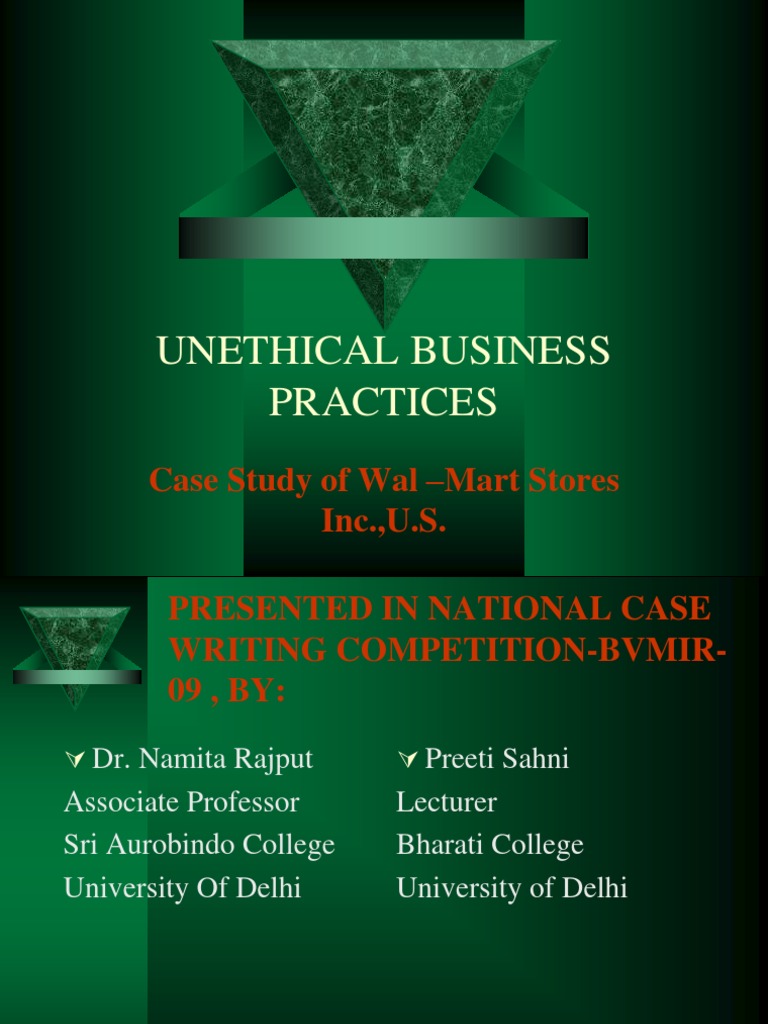 Unethical Business Practices | Walmart | Overtime