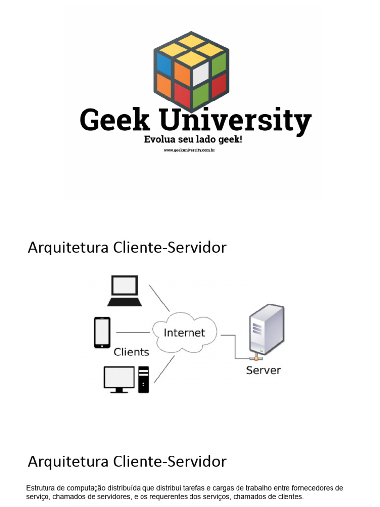 2.1 02 Arquitetura Cliente Servidor | PDF