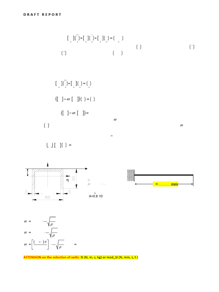 2 LAB - FEM2 - Draft - Raport - 2024 | PDF | Physics | Mechanical Engineering